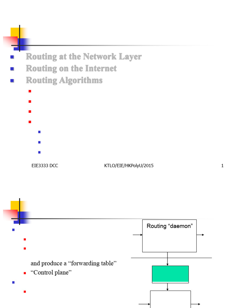 Dcc2015s1 Lecture10 Pdf Routing Computer Network 