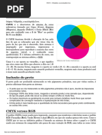 Teste de Impressão e Cores CMYK | PDF