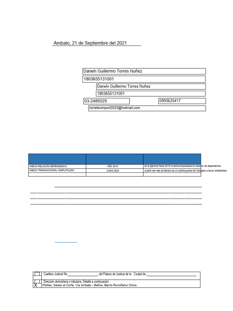 SOLICITUD JUSTIFICACIONES 1-Signed | PDF | Documento de identidad