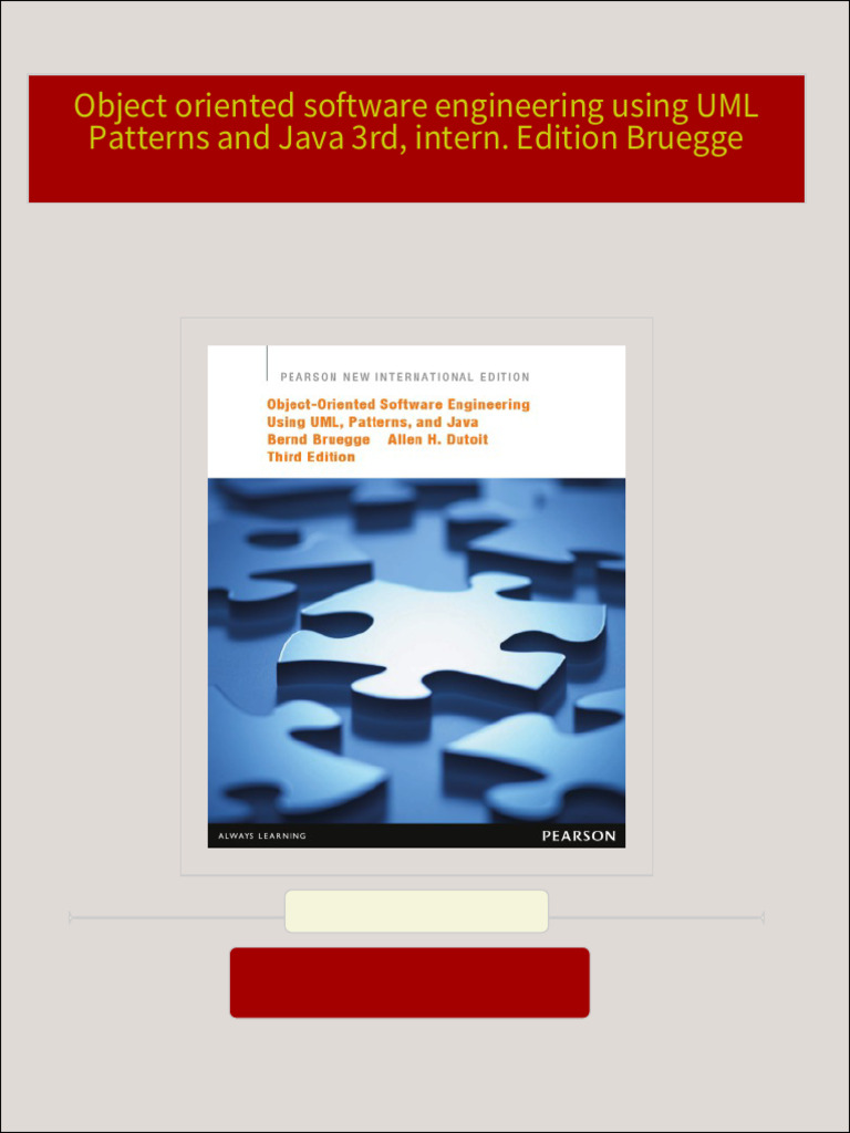 Instant Download Object Oriented Software Engineering Using Uml