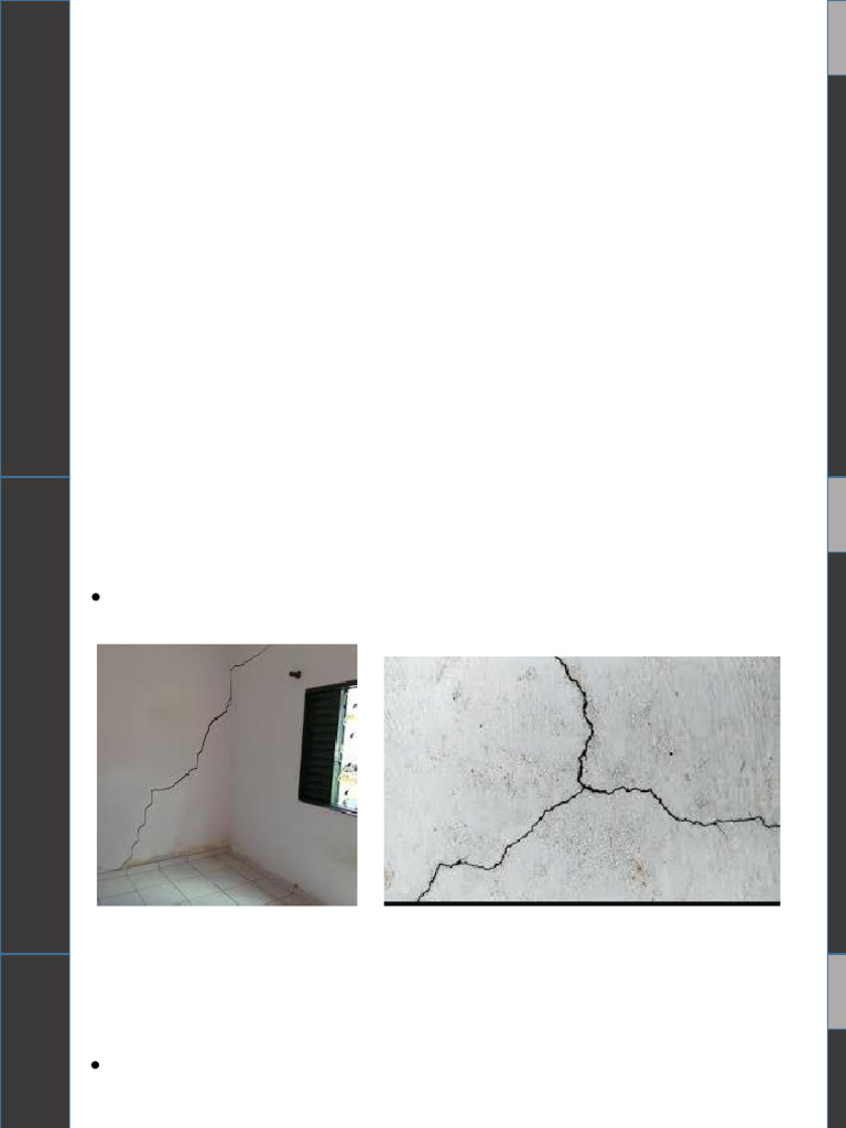 Patologias Fissuras Trincas Rachaduras | PDF | Estresse (Mecânica) | Argamassa (alvenaria)