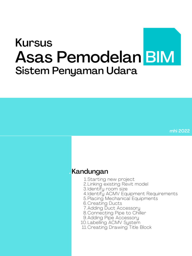 Panduan Pemodelan BIM untuk ACMV | PDF | Autodesk Revit | Software