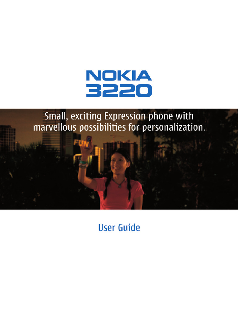 nokia-3220-manual | PDF | Battery Charger | Menu (Computing)