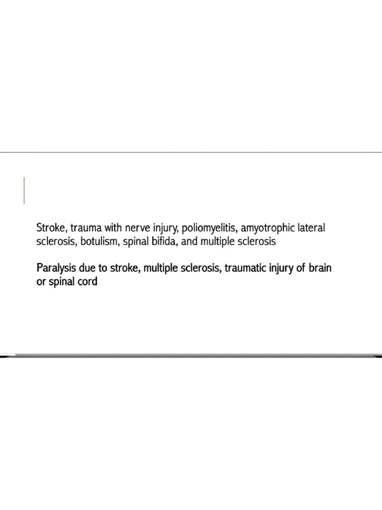 Scalp Paralysis (Stroke) - Compressed | PDF