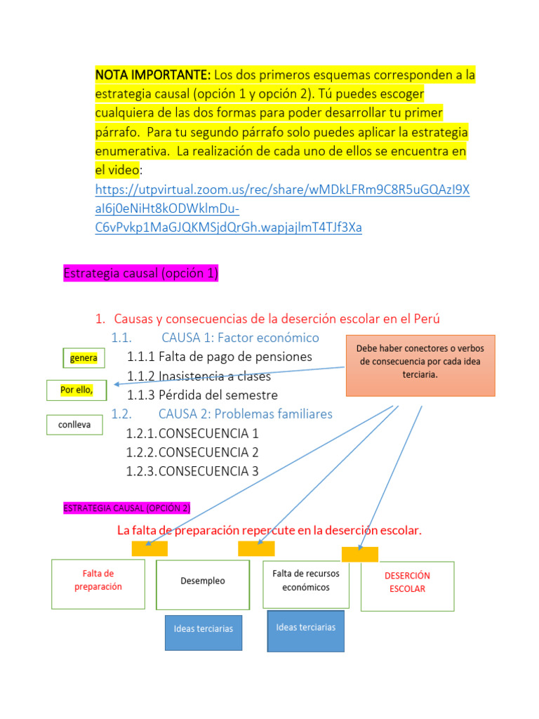 Modelo de Esquema Enumerativo y Causal | PDF | Economias