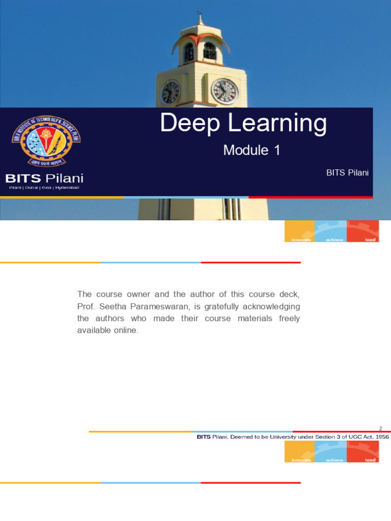 DL Module 1 - CS-1 Fundamentals of Neural Network | PDF | Deep Learning | Artificial Neural Network