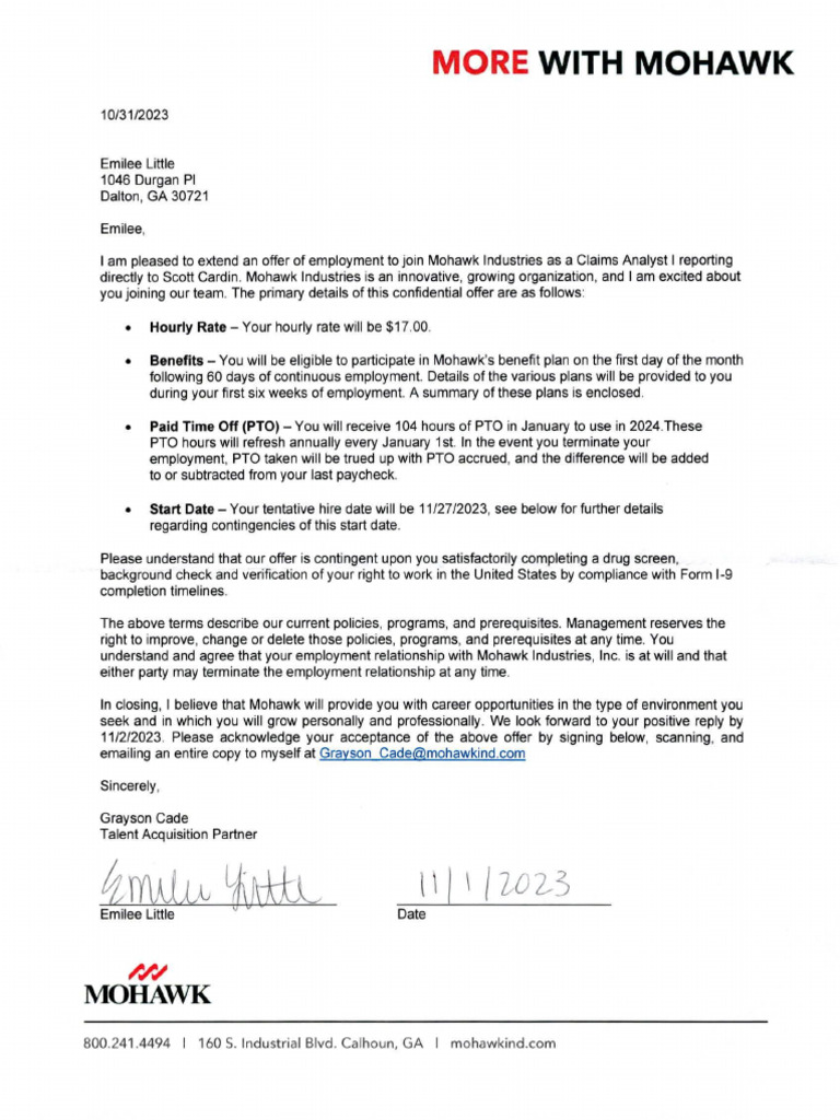 Mohawk on Boarding | PDF