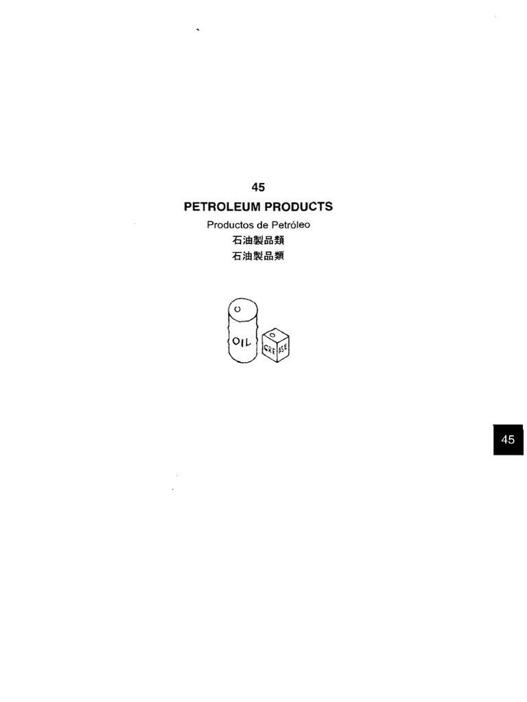 45 - Petroleum Products | PDF