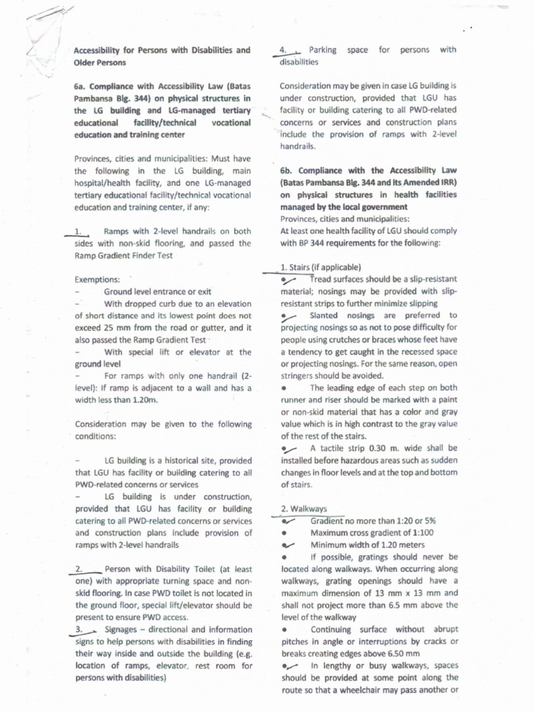 SGLG Indicators Accessibility Dilg2024 | PDF