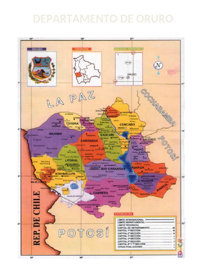 Mapa de Oruro | PDF