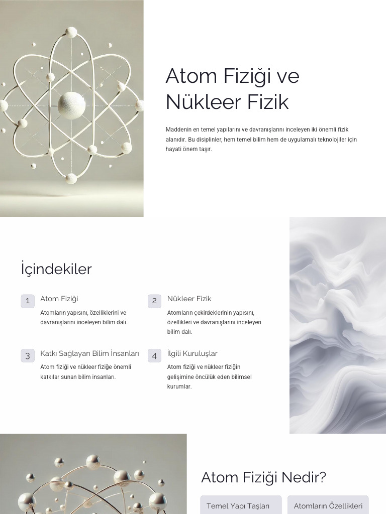 Atom Fizigi Ve Nukleer Fizik | PDF