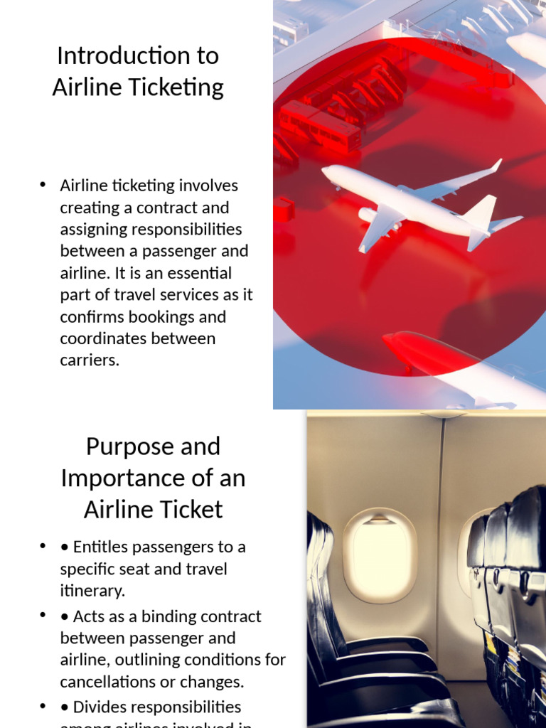 Overview of Airline Ticketing Process | PDF | Airlines | Civil Aviation