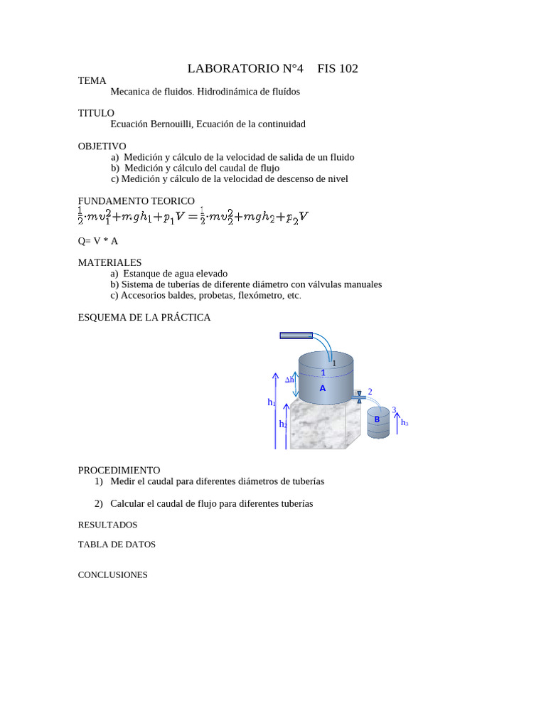 Practica Hidrodinamica | PDF