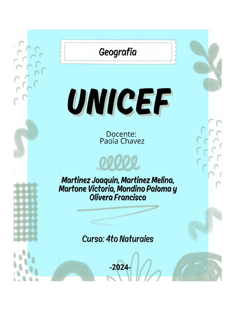 UNICEF | PDF | Unicef | Naciones Unidas