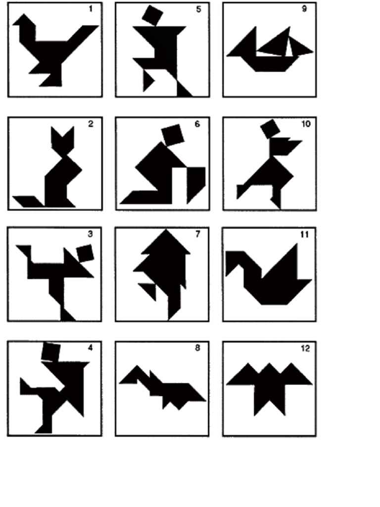 TANGRAMS - Tangram-Images-Variations | PDF