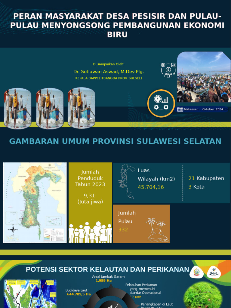 Peran Masyarakat Desa Pesisir Pulau - PEB | PDF