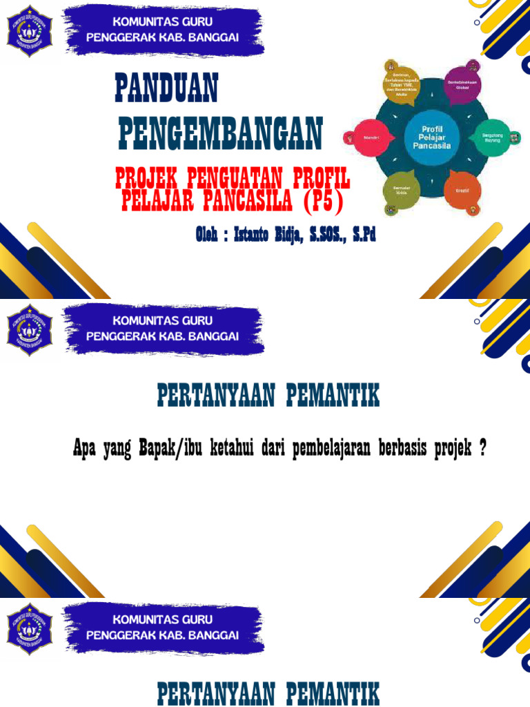 Panduan Projek P5 untuk Pendidikan | PDF