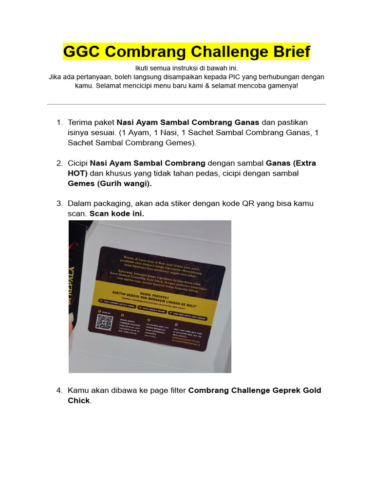 Ggc Combrang Series Buzzer Brief | PDF