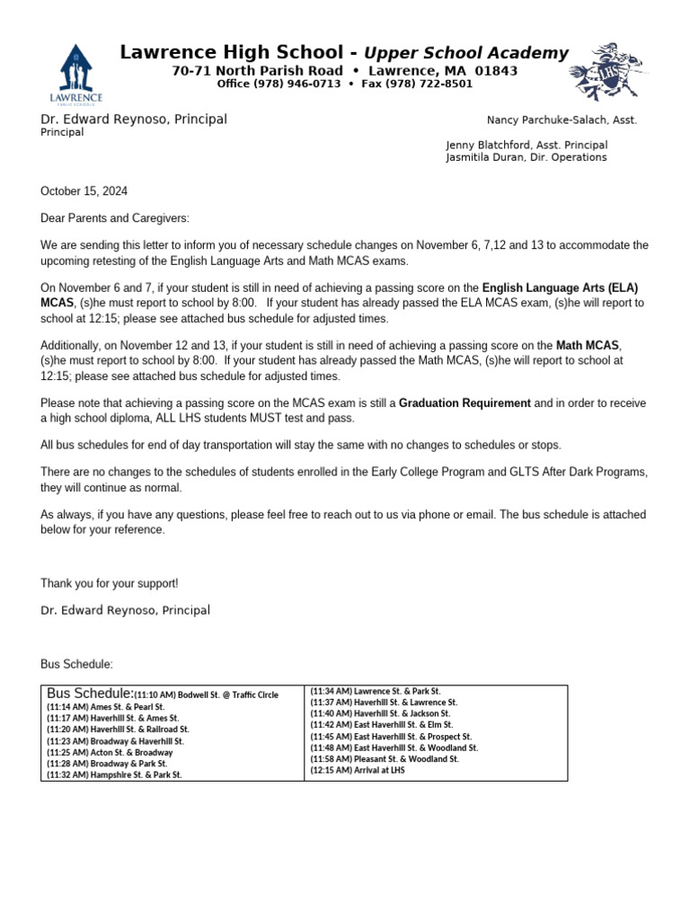 MCAS letter-24-25 (1) | PDF