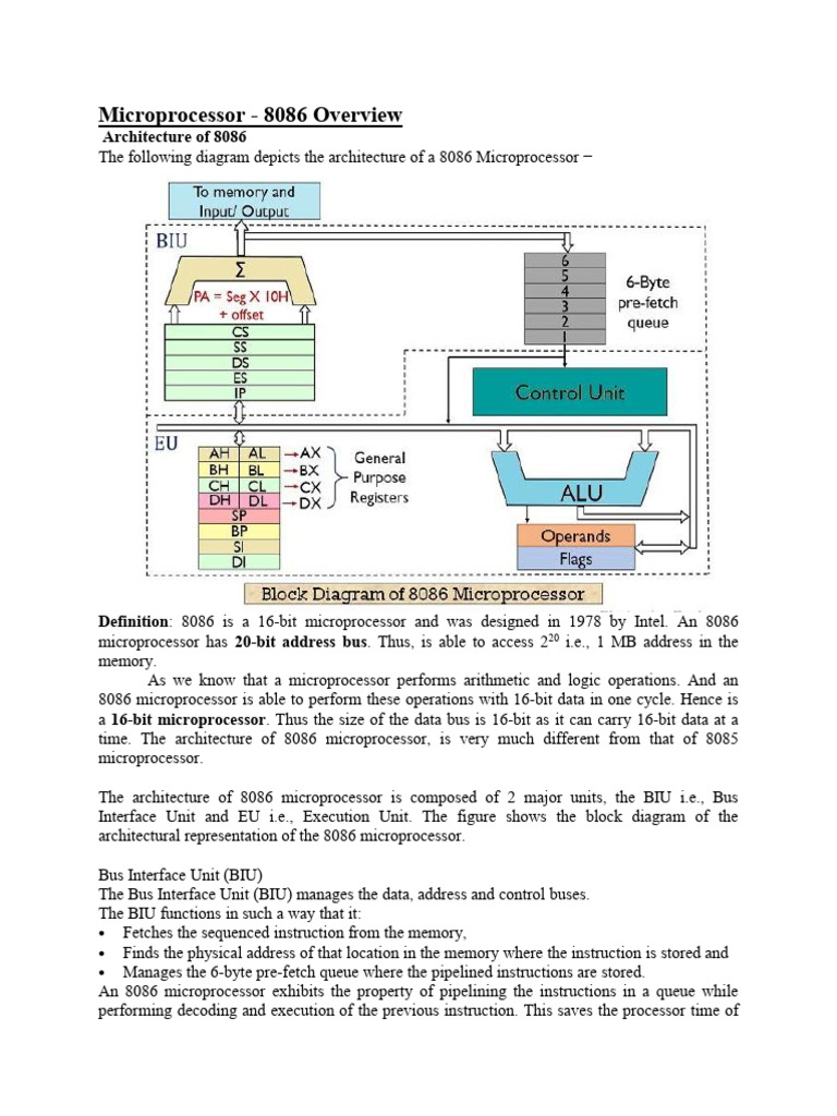 MICROPROCESSOR | PDF | Central Processing Unit | Computer Engineering