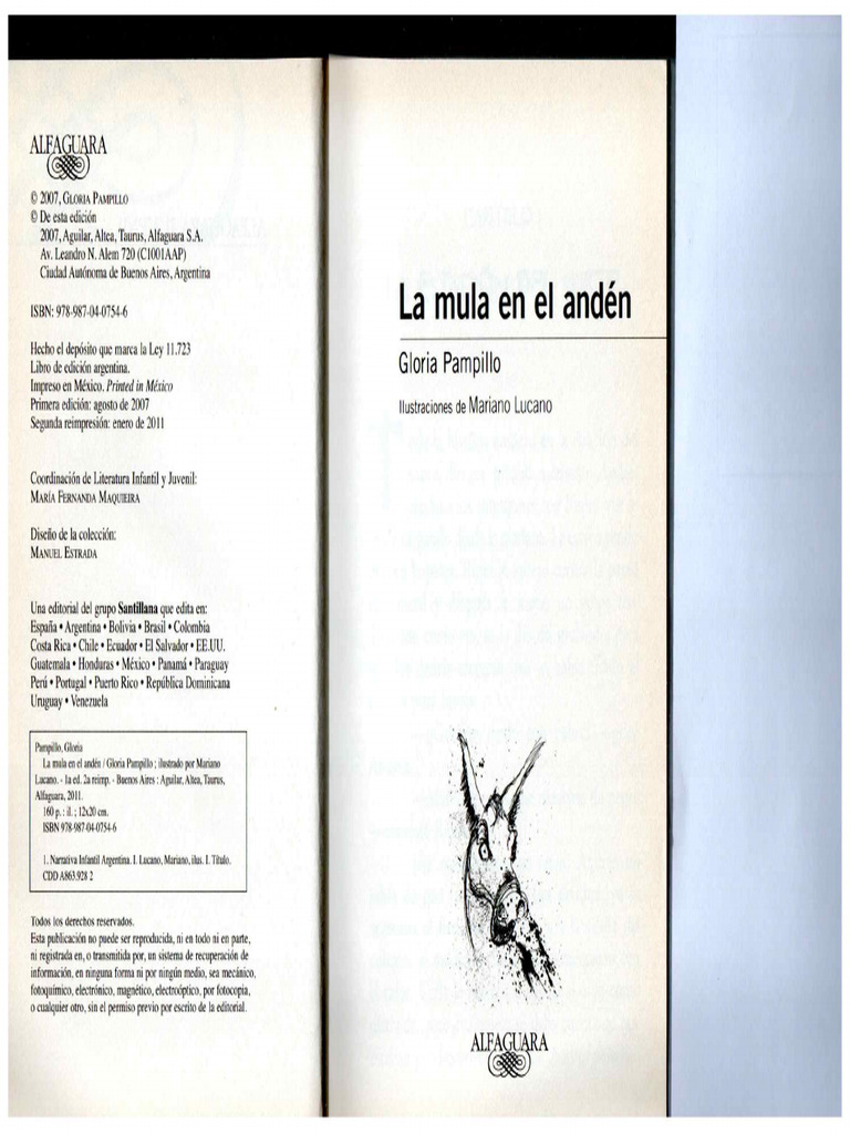 La Mula en El Andén-Gloria Pampillo | PDF