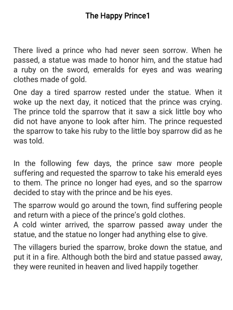 A Prince's Compassionate Legacy | PDF