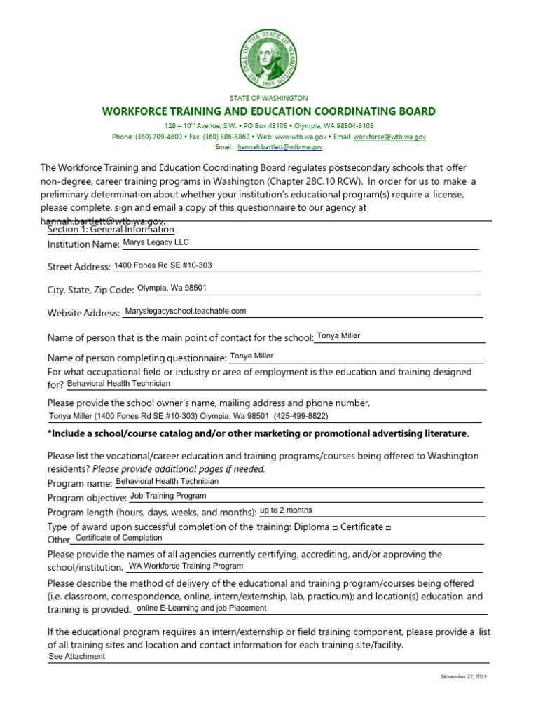 PVSA License Determination Questionnaire 2024 (1) (1) | PDF | Nursing