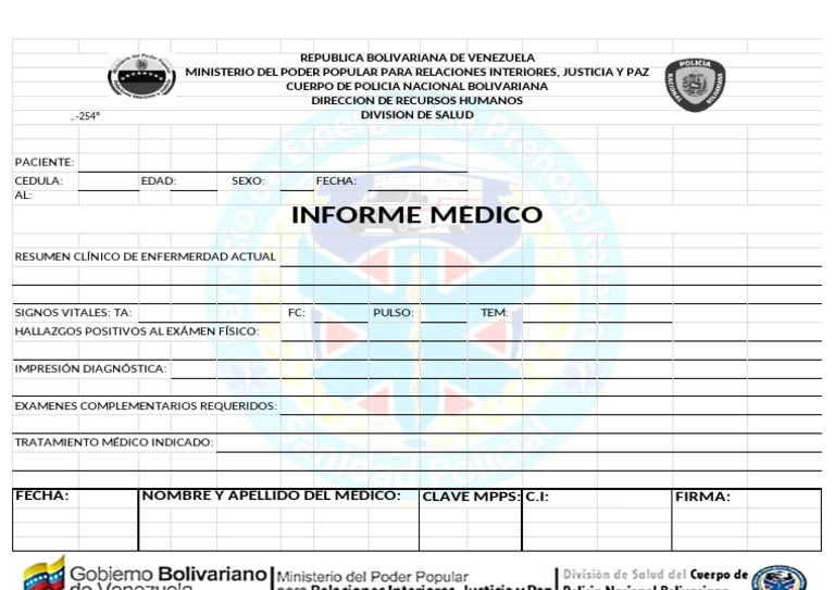 Informe Medico 2021 | PDF
