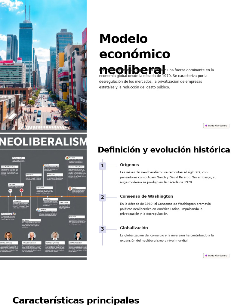Modelo Economico Neoliberal | PDF