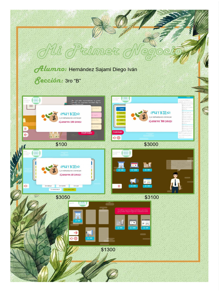 Mi Primer Negocio - Hernández | PDF