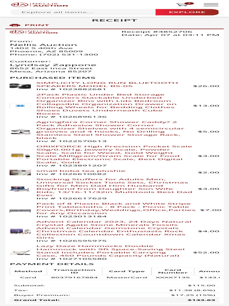 Nellis Auction 3 | PDF