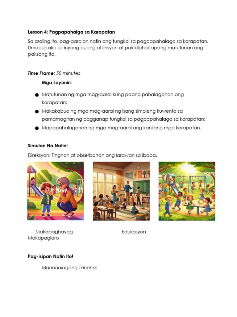 Day4 Lesson4 | PDF