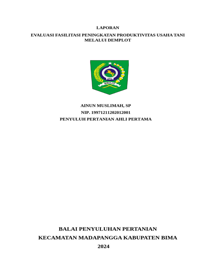 Evaluasi Demplot Pupuk Nonsubsidi | PDF