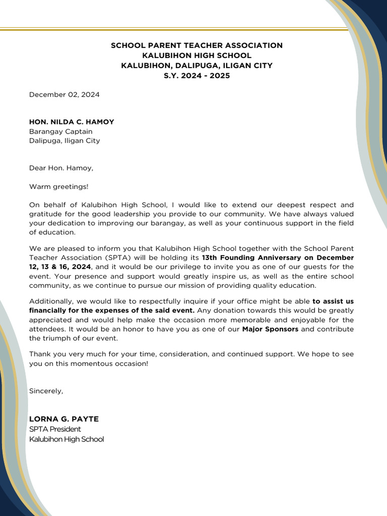 LGU LETTERS | PDF | Gratitude | Positive Mental Attitude