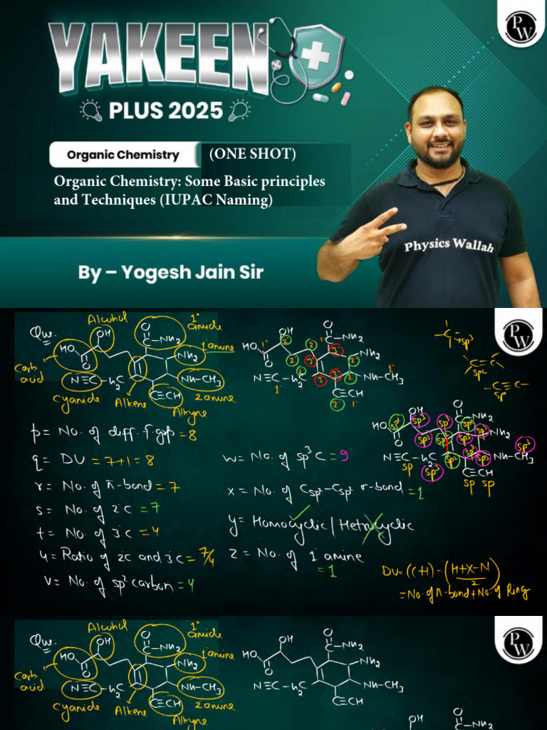 Organic Chemistry Some Basic principles and Techniques (IUPAC Naming ...