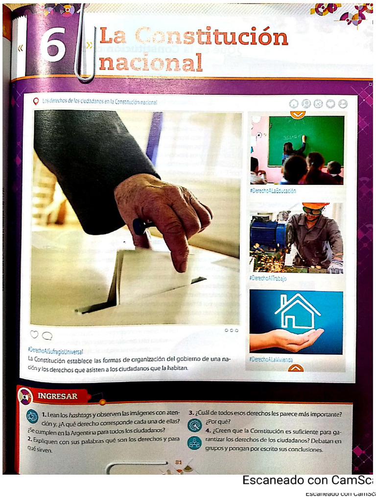 Constitucion Nacional Material Numero 2 | PDF