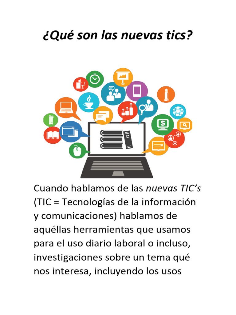 Qué son las nuevas tics-1 | PDF | Acoso cibernético | Servicio de redes sociales