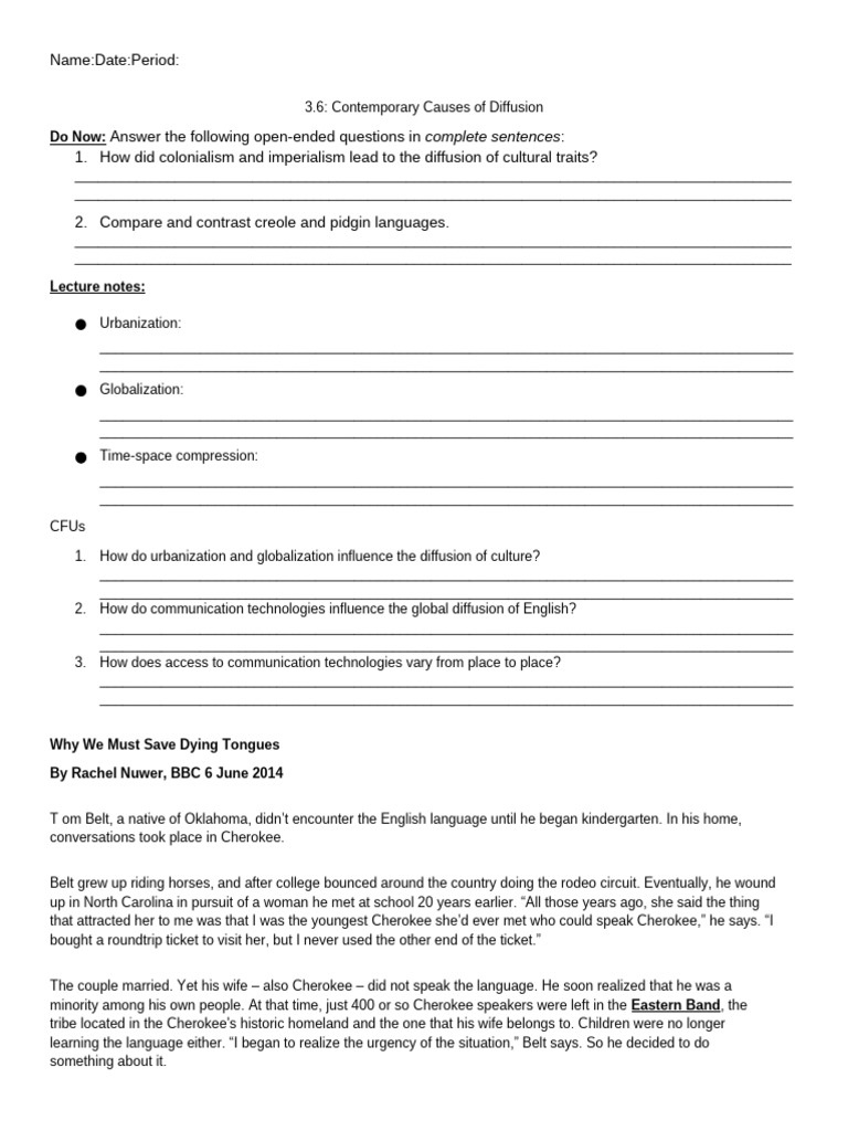 3 6 Assignment 2 Pdf Linguistics Human Communication
