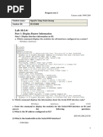 Router Configuration and Verification Guide | PDF | Router (Computing ...