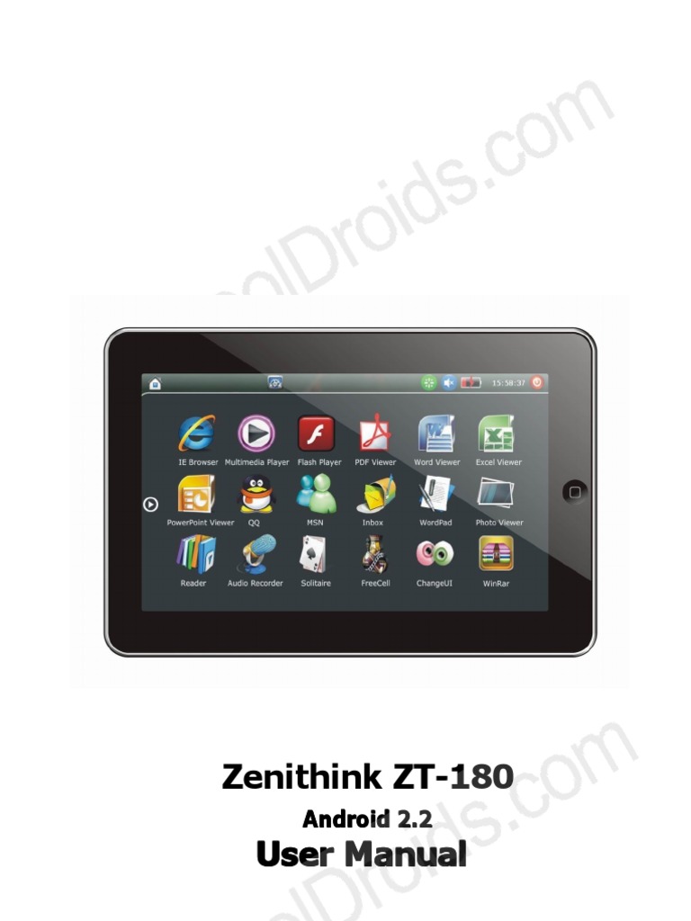 ZT-180 English Manual Cooldroids Version | Download Free PDF | Icon ...