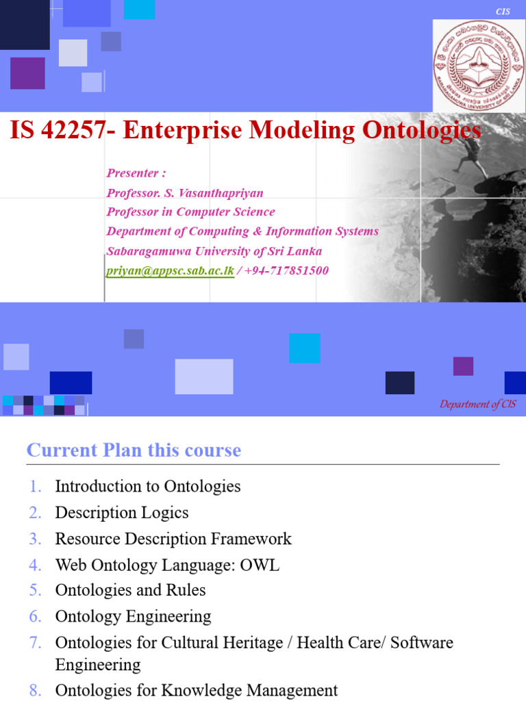Lecture_01_2021_merged | PDF | Ontology (Information Science) | Knowledge Representation And ...