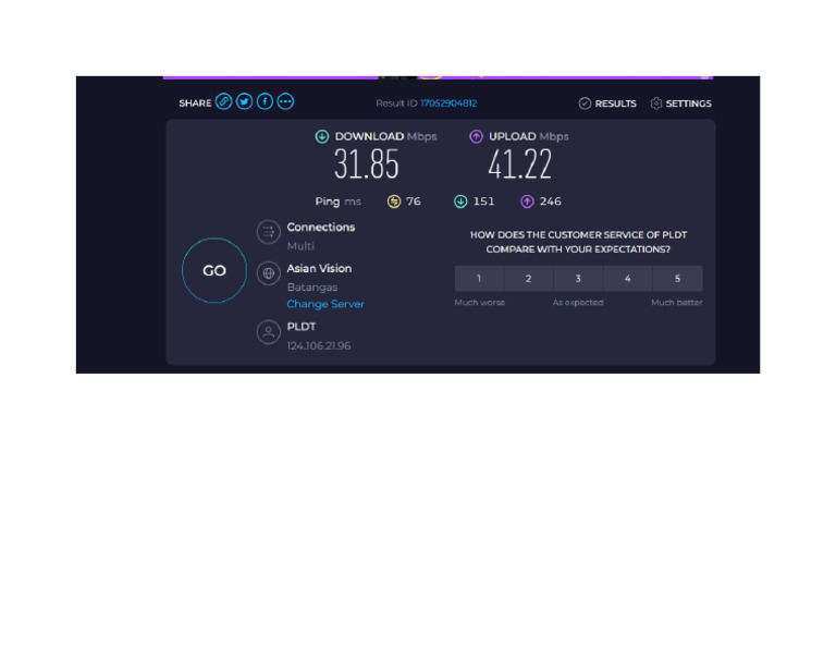 Speedtest Result | PDF