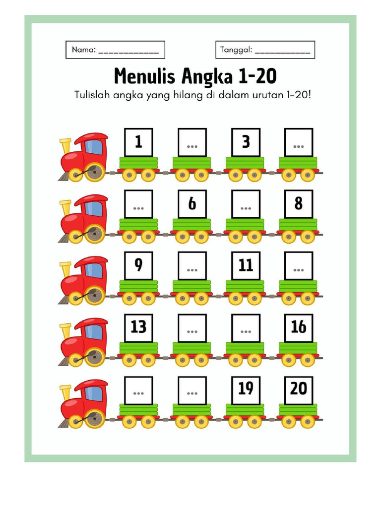 Angka Kereta | PDF
