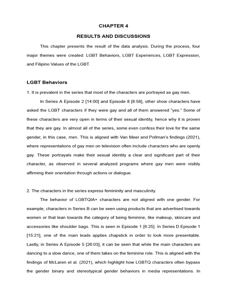 _Ay Beki!__ Exploring LGBT Representation in Select Filipino BL Shows - Chapter 4 (1) | PDF ...