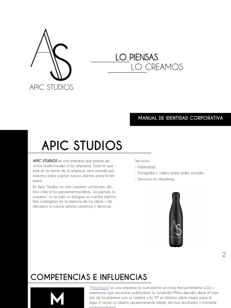 Apic Studios - Manual de Marca | PDF