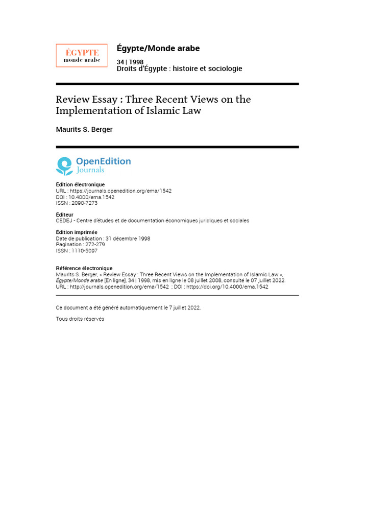 ema-1542 | PDF | Sharia | Hadith