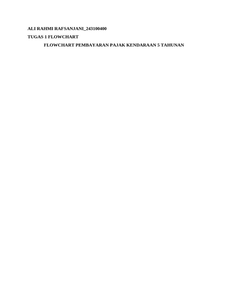 Flowchart Dan Pseudocode Pdf