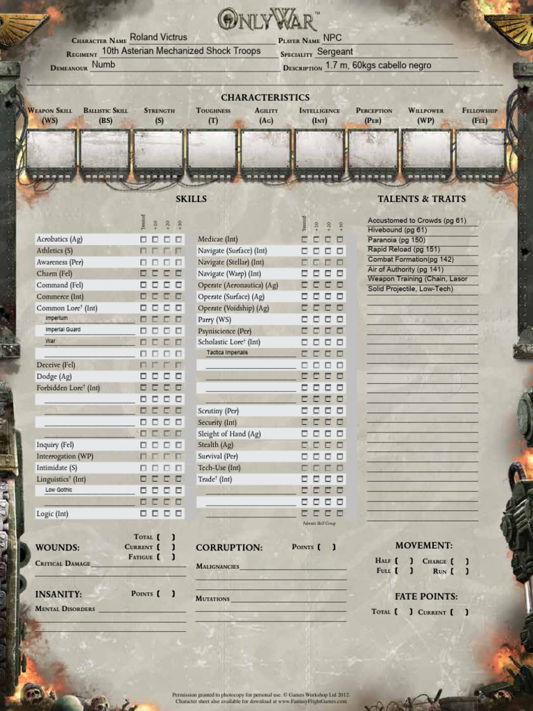 Sgt Roland - Copia | PDF