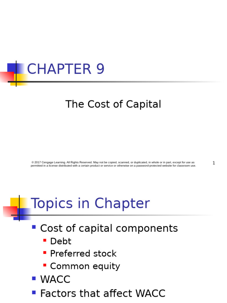 Understanding Cost of Capital Components | PDF | Cost Of Capital ...