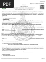 Form 35 Termination Notice Karnataka | PDF